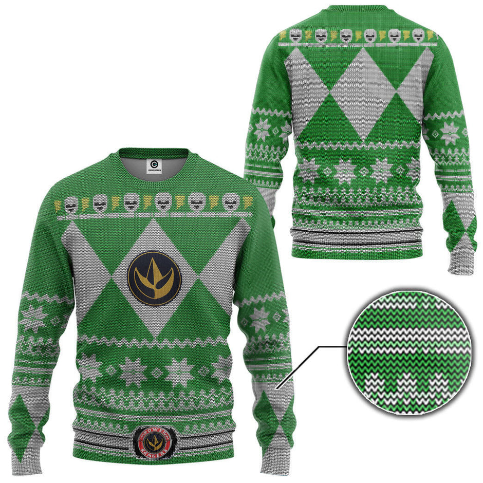 Power Rangers Christmas Sweater