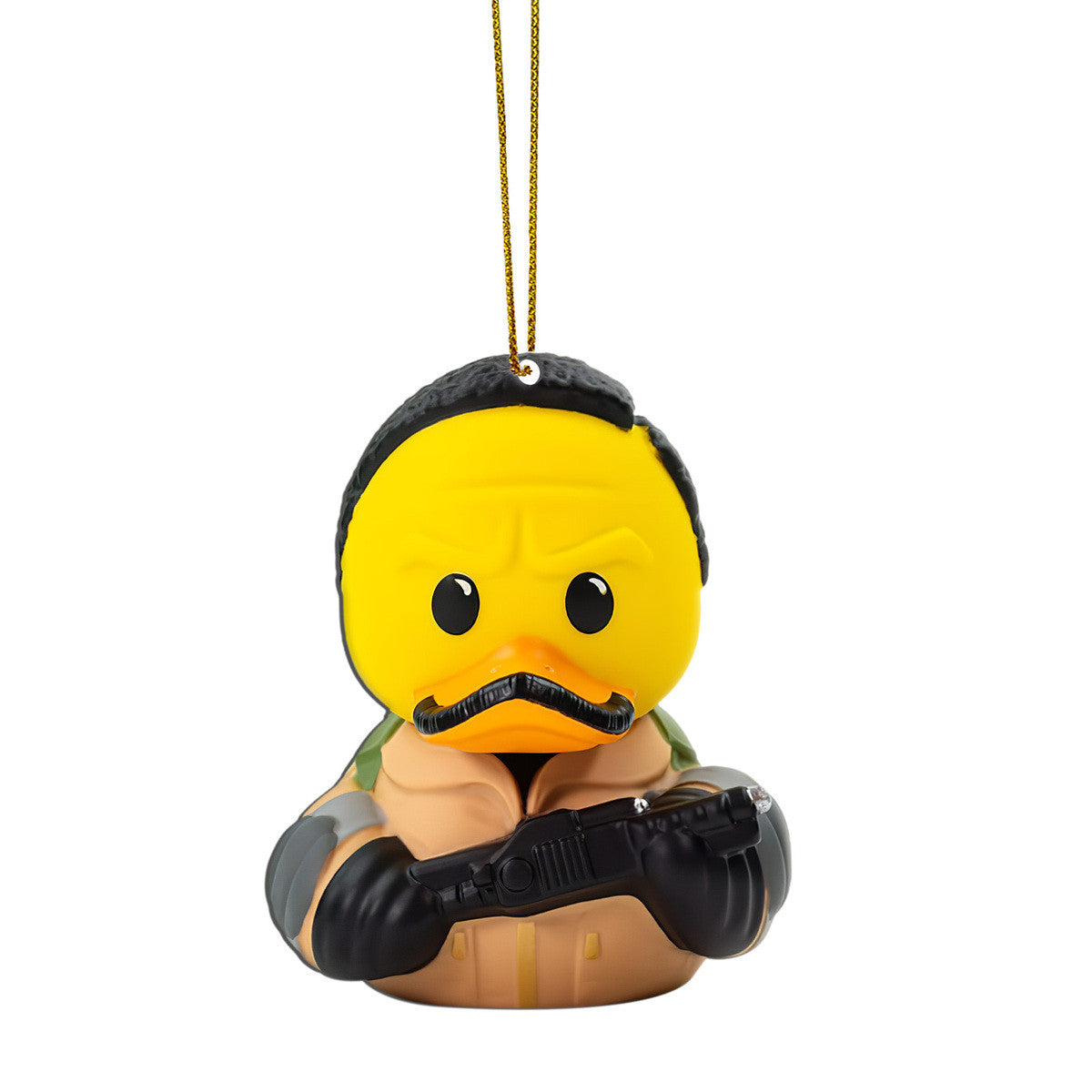 Gearhumans 3D Ghostbusters Winston Zeddemore Duck Custom Christmas Orn