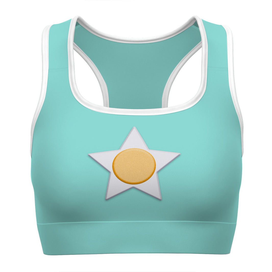 Gearhumans 3D Mario Princess Rosalina Custom Sport Bra