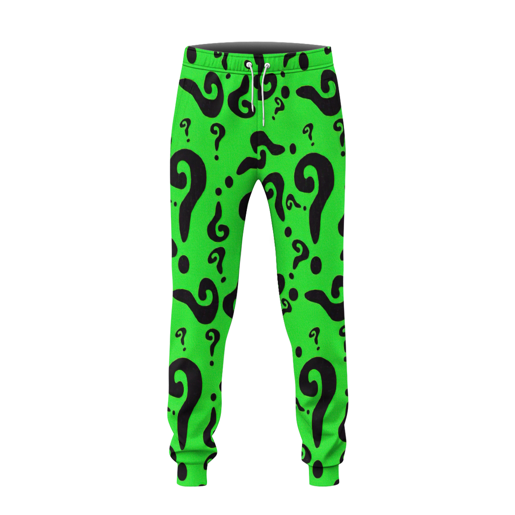 Gearhumans 3D DC The Riddler Custom Sweatpants