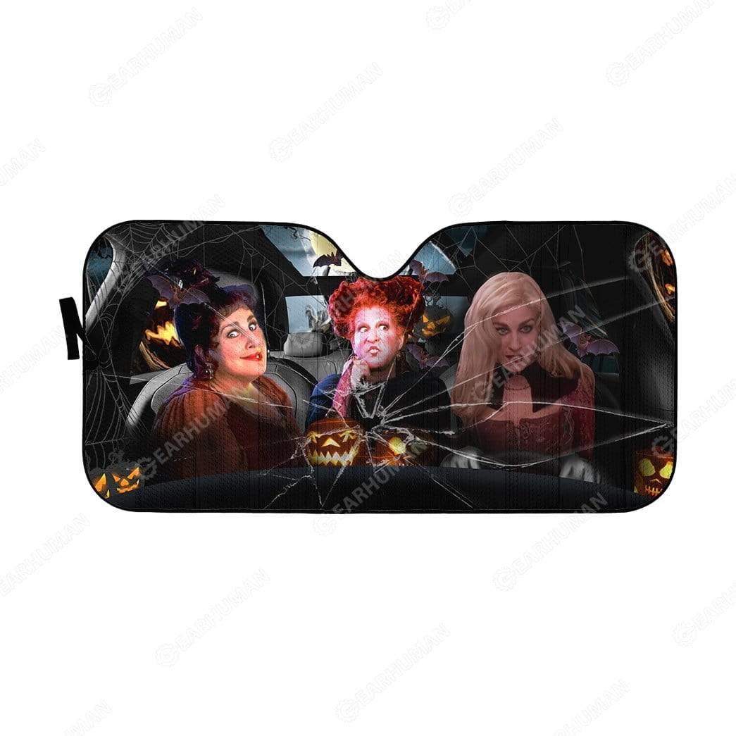 Gearhumans Custom Car Auto Sunshade Hocus Pocus