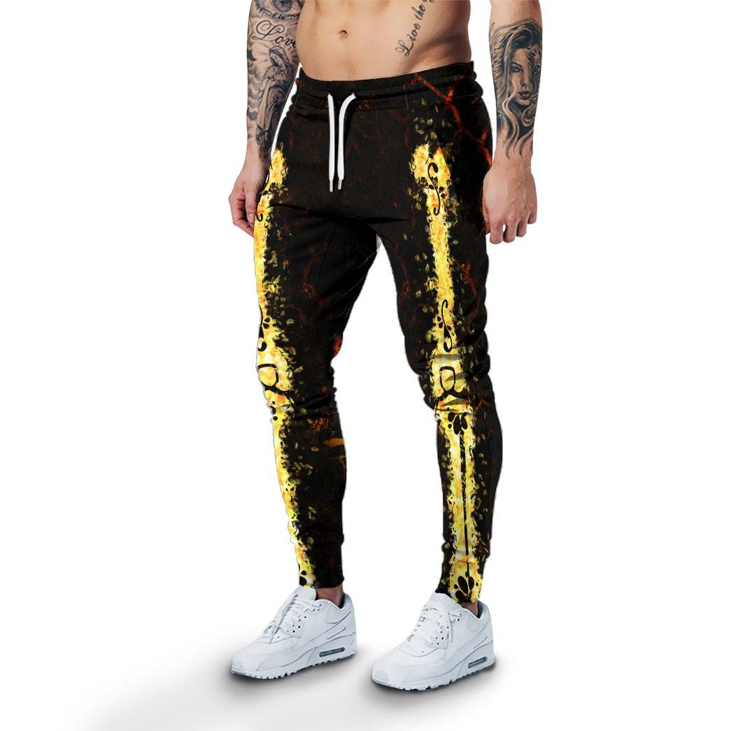 Gearhumans 3D Skeleton Custom Sweatpants Apparel