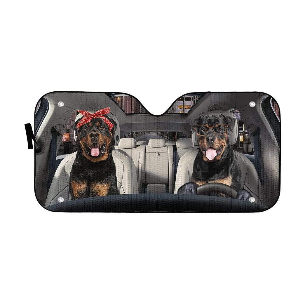 Gearhumans 3D Rottweiler Custom Sunshade