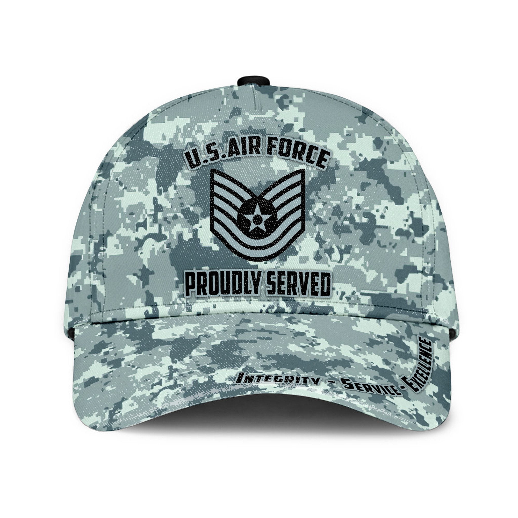 Gearhumans 3D US Air Force Custom Name And Custom Rank Cap